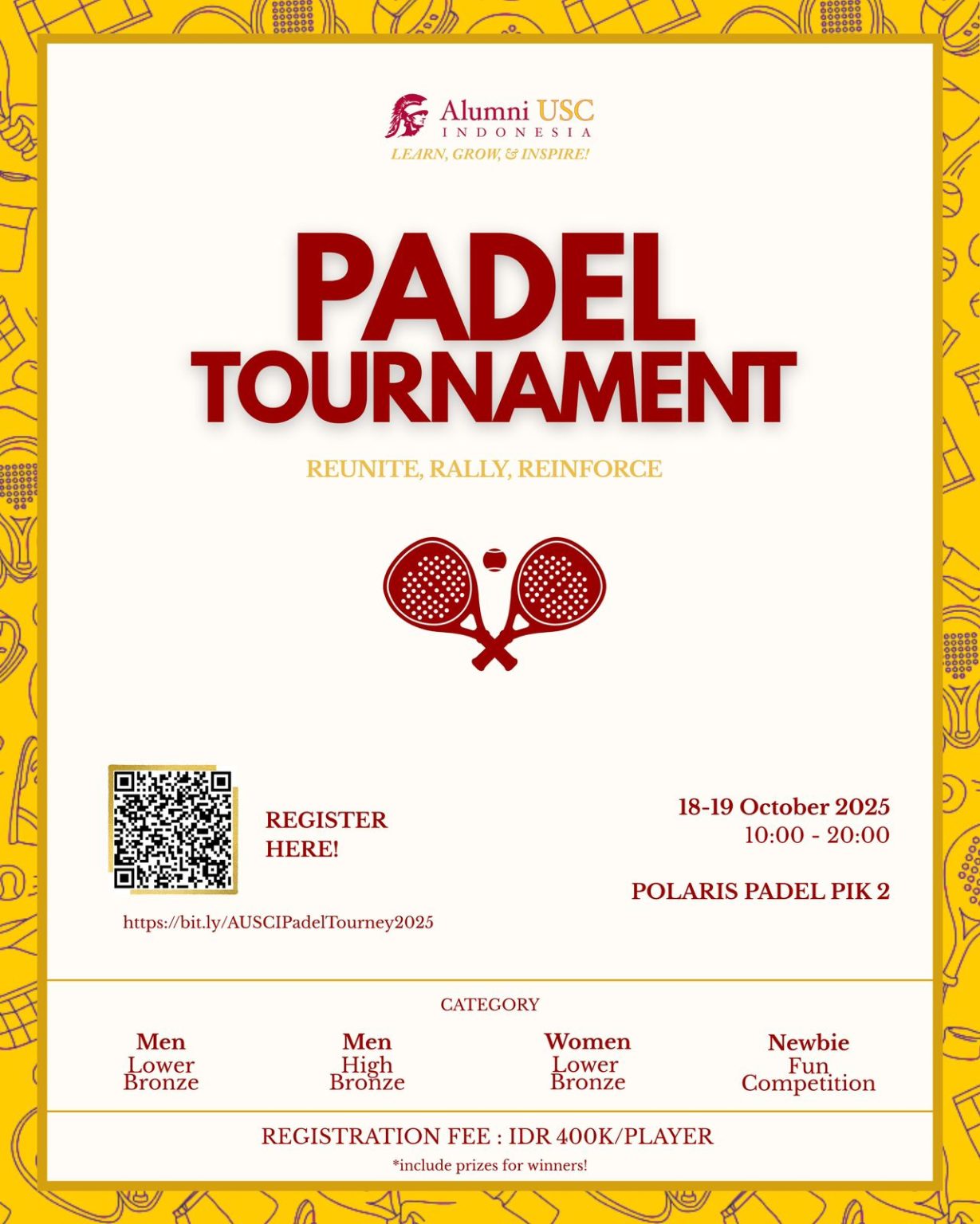 🏆 AUSCI 2-Day PADEL TOURNAMENT 2025🏓 : AUSCI